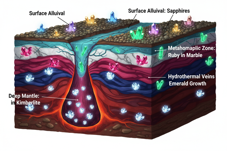 Crystal Growth: How Gemstones Form Over Millions of Years – Gem Ritual